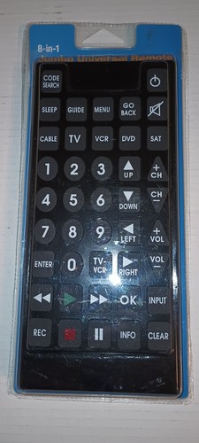 8 in 1 Jumbo Universal Remote Control 49022587687| eBay