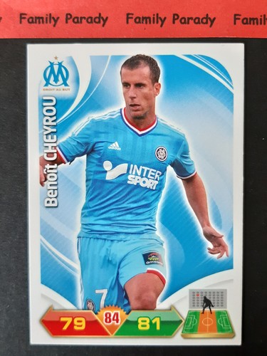 Benoit Cheyrou 135 Marseille Carte Panini Adrenalyn Foot France L1 2012 ...