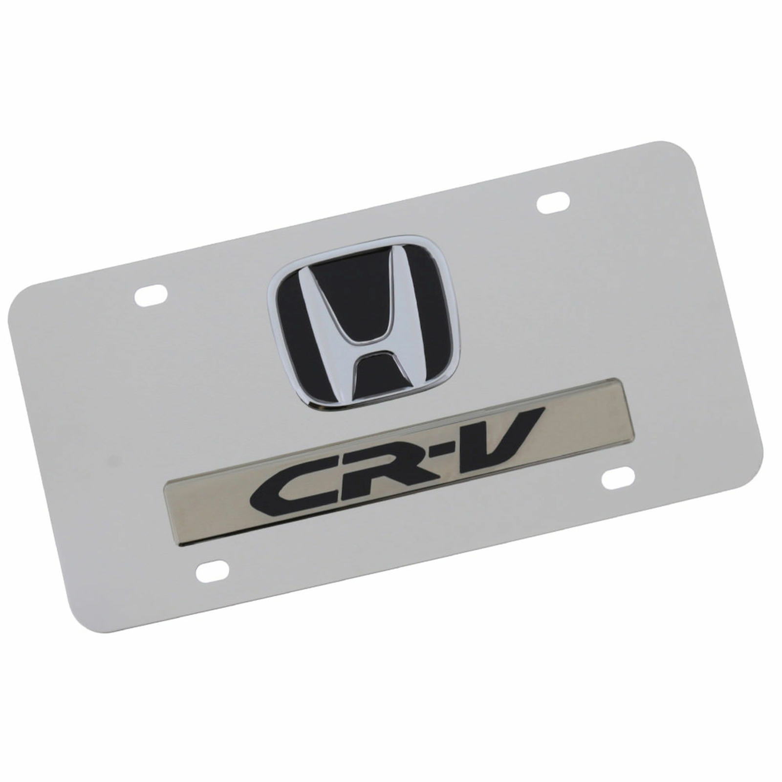 Honda Dual Logo CR-V License Plate (Chrome) | eBay