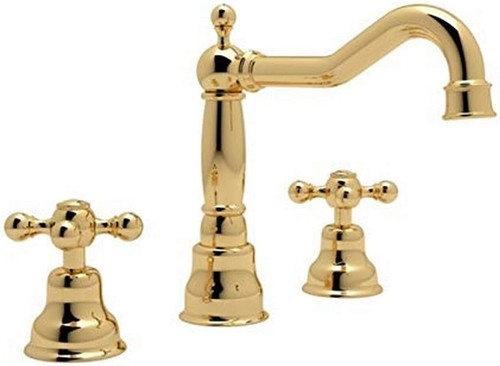 Rohl AC107X-IB-2 Cisal Widespread Bathroom Faucet with Pop-Up Drain and ...