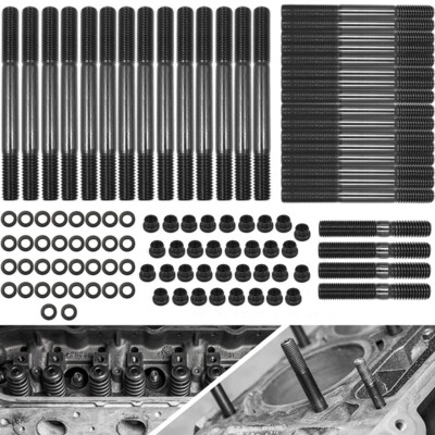 PCE279.1001 Cylinder Head Stud Kit For Small Block Chevy SBC 265 267 ...