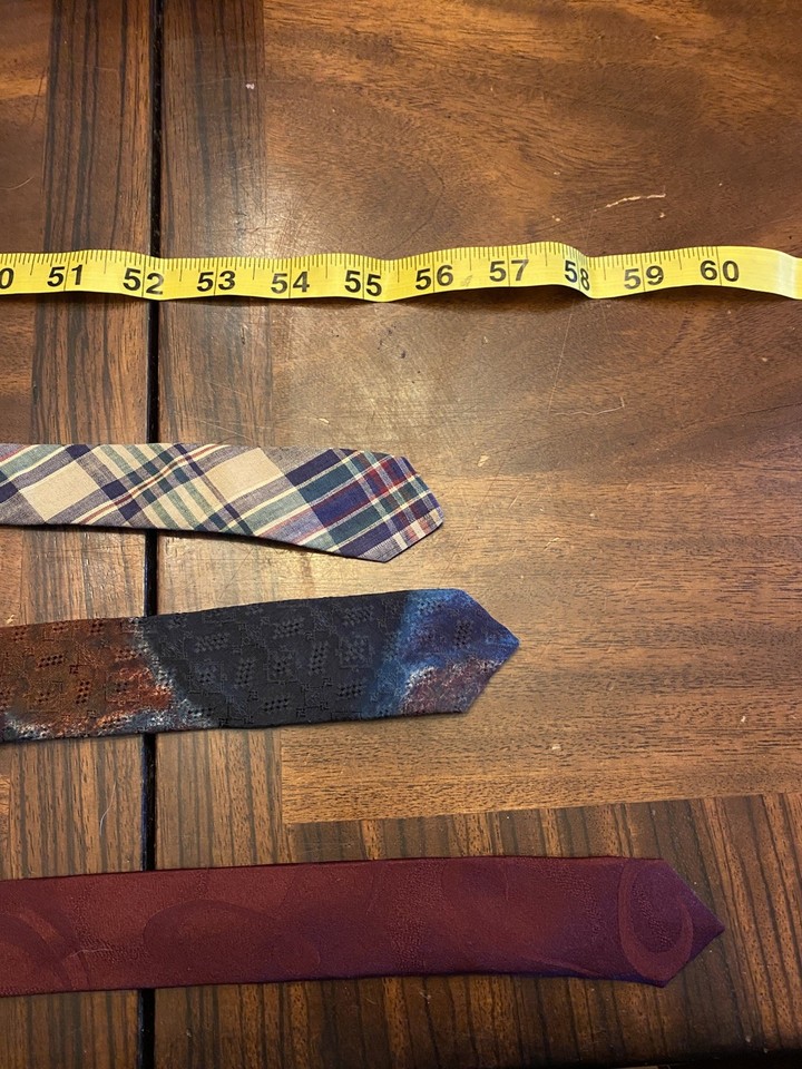 Vtg Dino Bassi 100% Silk neck Tie red Black Geometric Art Deco Korea 60 ...