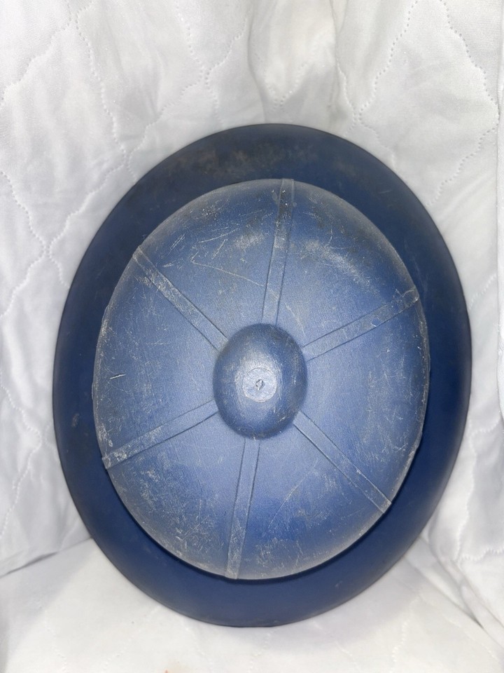 Vtg Midwest Helmets Blue Plastic Pith Safari Sun Helmet USPS Mail ...