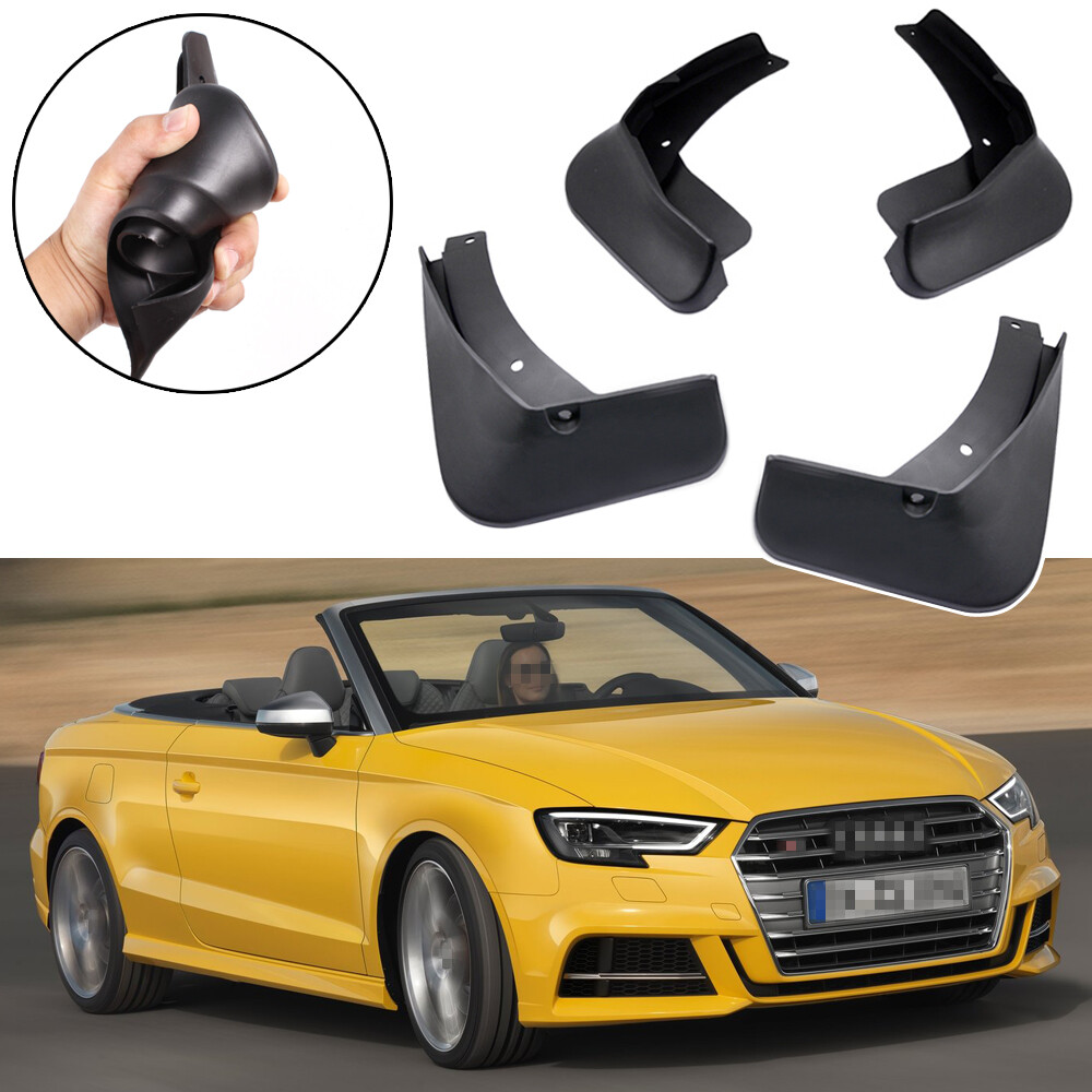 Car Mudguard Mudflaps Splash Guards New for Audi S3 Cabriolet 2014-2019 ...