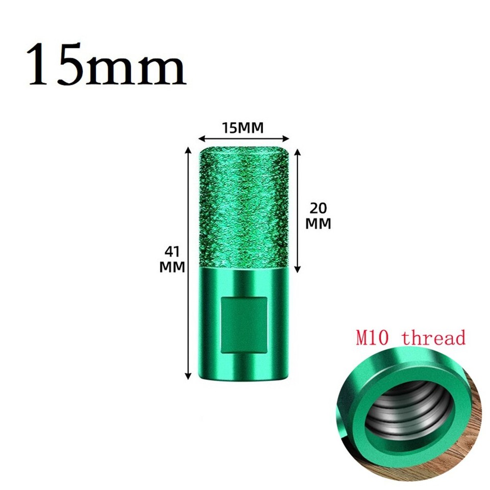 Straight Router Bit Vaccum Brazed M Thread Milling Cutter For Tile M ...