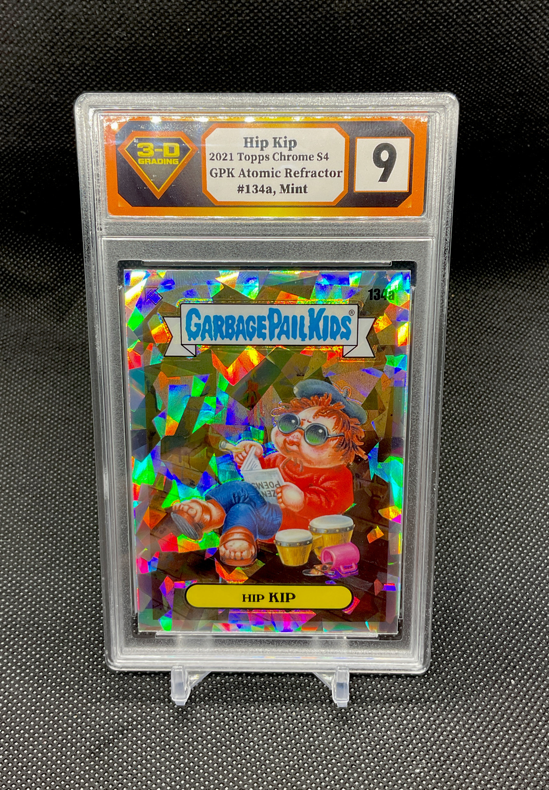 2021 GPK Chrome Series 4 134a Hip Kip Atomic Refractor (3-D GRADING 9 ...