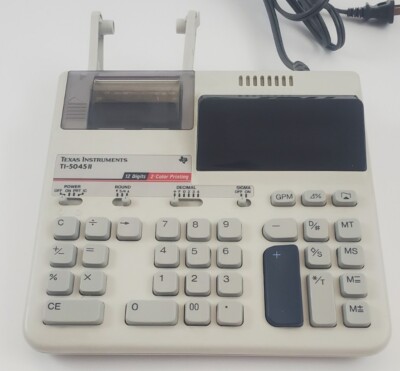 Vintage Texas Instruments TI-5045 II Printing Calculator Tested | eBay