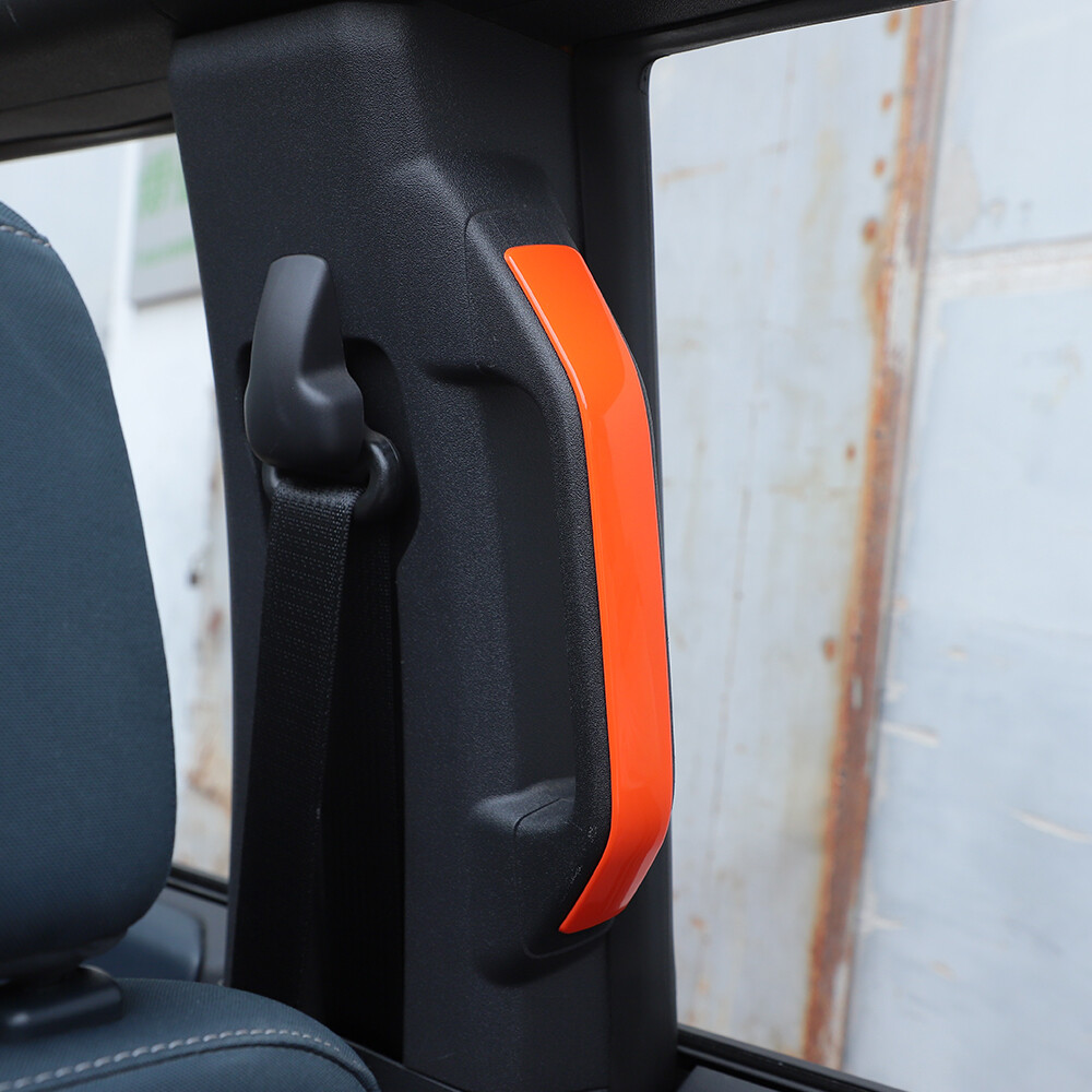 2x Front B Handles Grab Bar Cover Trim Decor for 2021+Ford Bronco ...