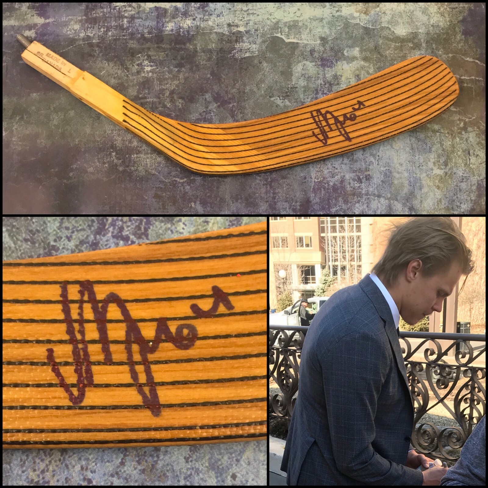 GFA Nashville Predators * MIKAEL GRANLUND * Signed Hockey Stick Blade ...