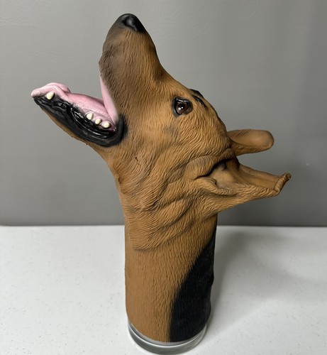Hand Critters Brown dog puppet Mask Illusions 1994 vintage puppet rare ...