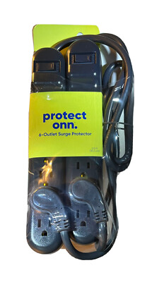 Onn 6-Outlet Power Strip Surge Protector (2 - Pack) | eBay