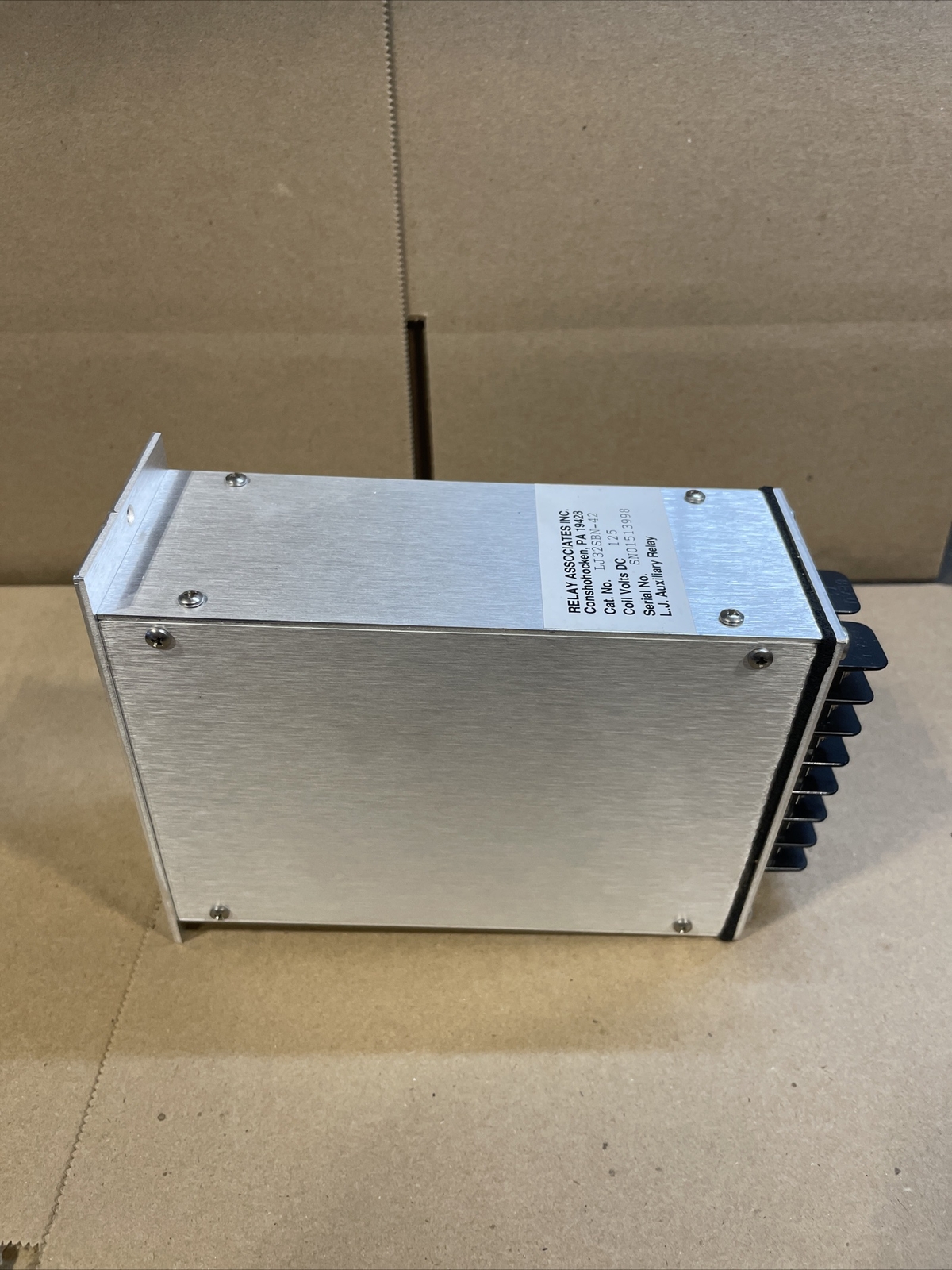 NEW RELAY ASSOCIATES LJ32SBN-42 AUXILIARY RELAY TYPE-LJ, AUX RELAY, | eBay