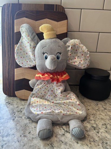 NWOT Disney Baby 2020 Dumbo Security Blanket Lovie with Satin Ears and ...