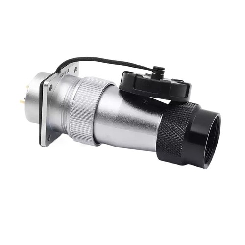 WS32 11-pin 25A 500V Aviation Industry Straight Plastic Hose Plug ...