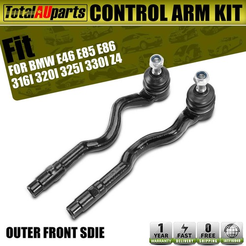 2x Front Outer Tie Rod End for BMW E46 E85 E86 316i 318i 320i 320d 325i ...