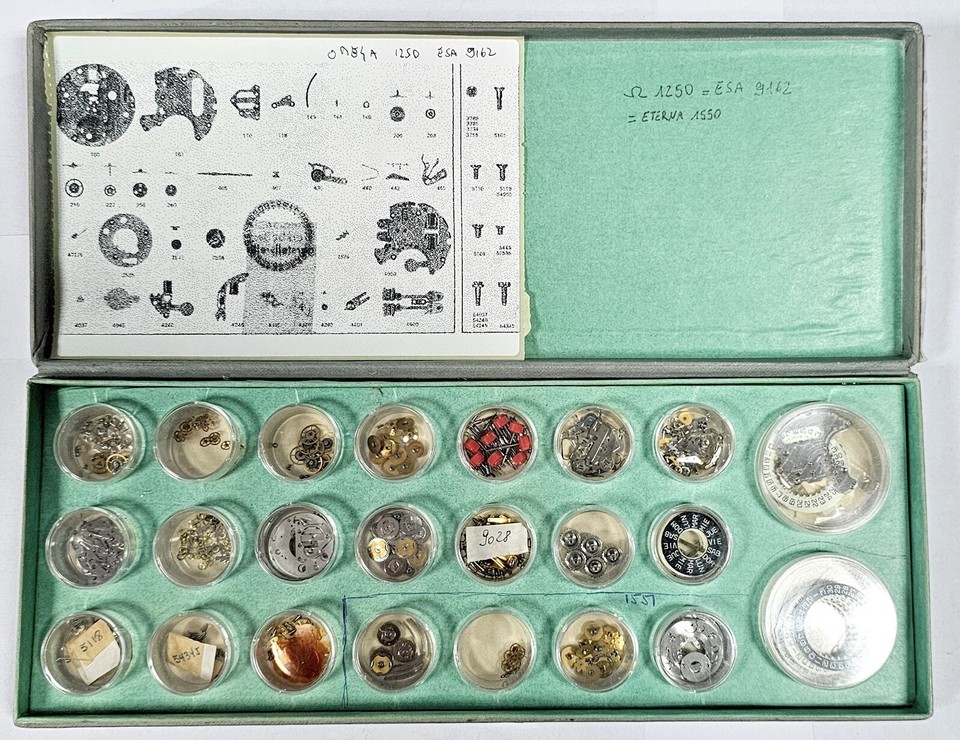 1X NOS ESA 9162 Ref. 54345 Omega 1250, Eterna 1550, Longines 6312 9164 ...