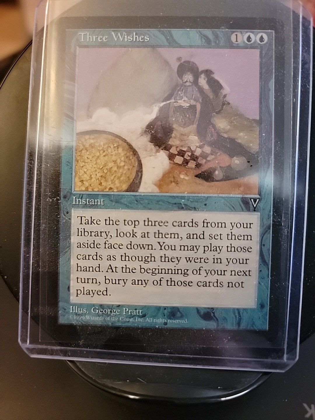 1997 MTG Three Wishes - Never Played - Near Mint | eBay