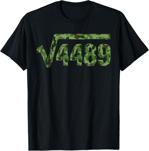 Funny 67 Trendy Square Root 4489 Camo Tee Unisex 2025 T-Shirt | eBay