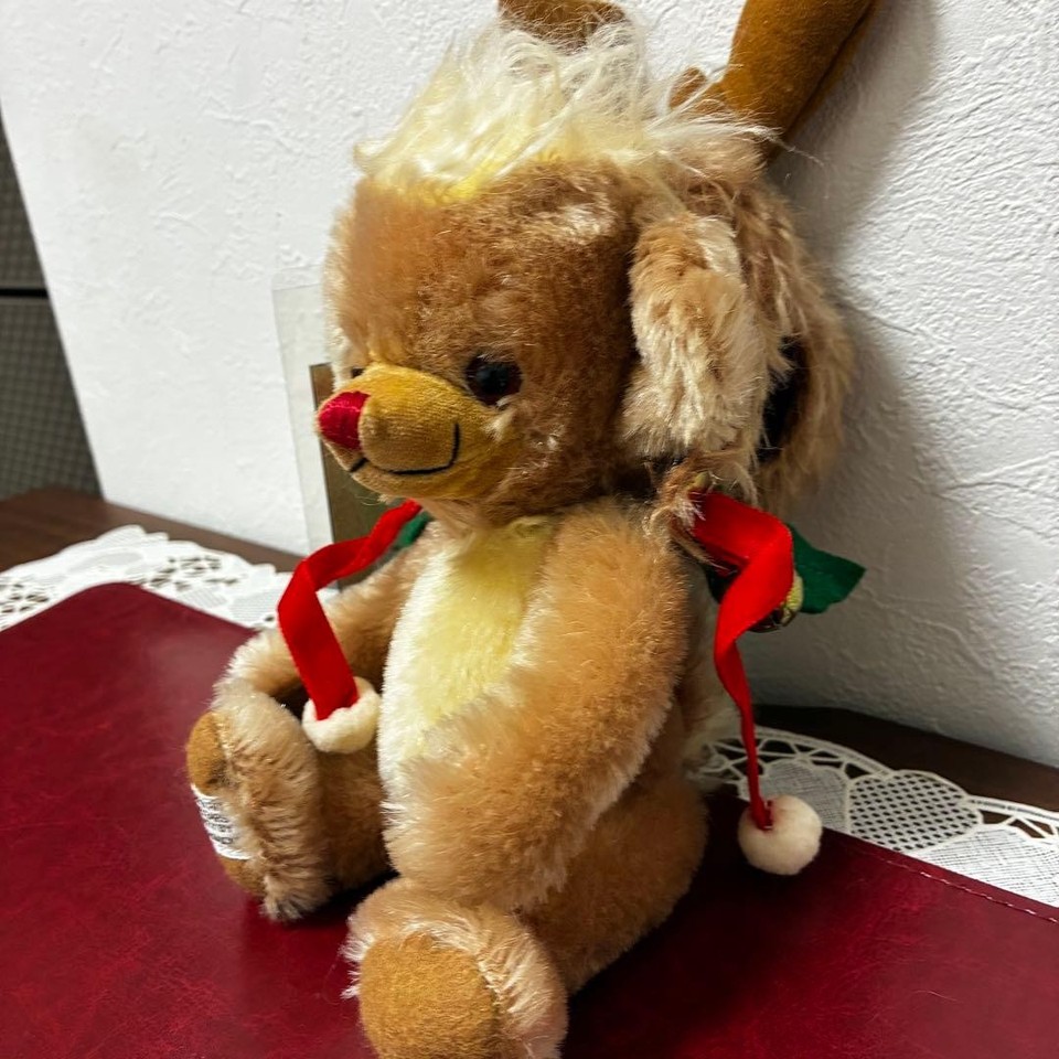 Merrythought Christmas Reindeer Punkinhead Teddy Cheeky, 21cm, Used | eBay