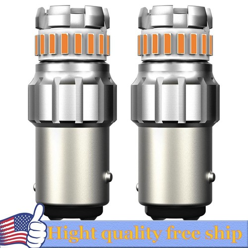 2X Amber AUXITO Yellow 7528 1157 2357A LED Turn Signal DRL Light ...