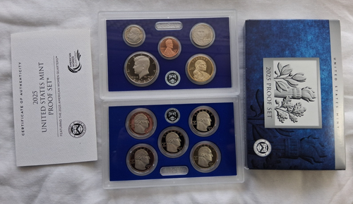 2025 S US Mint Proof Set - 10 Coins w/ Box & COA - 25RG | eBay