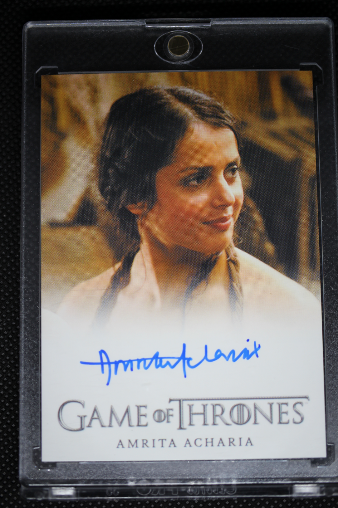 2014 Game of Thrones Season 3 AUTO AUTOGRAPH AMRITA ACHARIA IRRI FULL ...