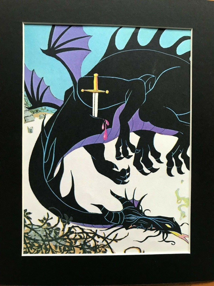 Maleficent Dragon Painting