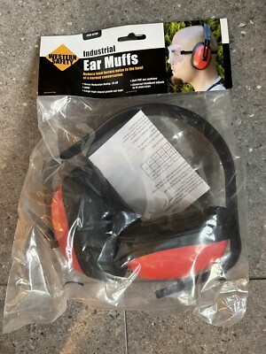 NEW: Western Safety Industrial Ear Muffs - 23 dB Noise Reduction~~ | eBay
