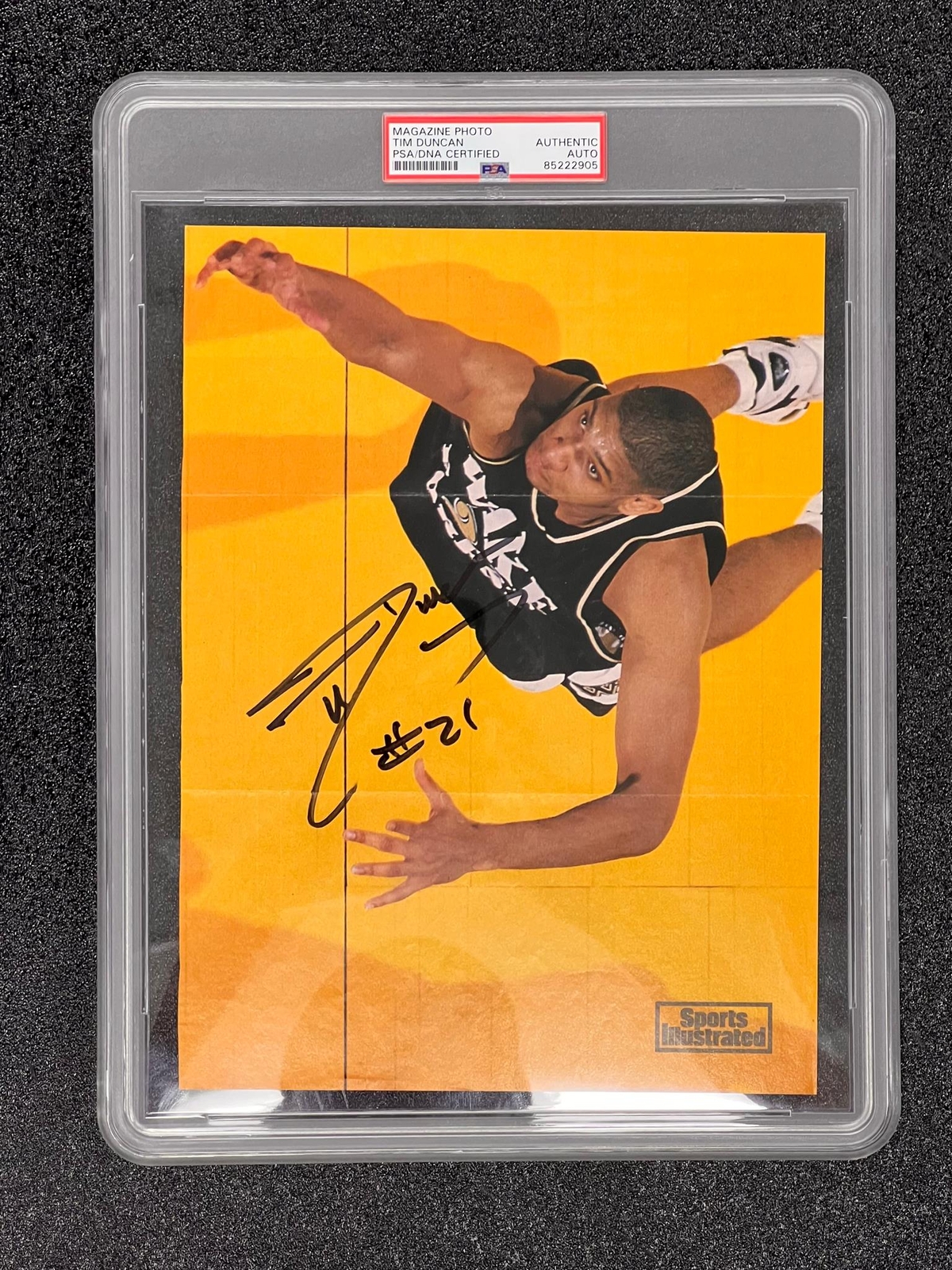 Tim Duncan Autographed Memorabilia | Signed Photo, Jersey, Collectibles ...