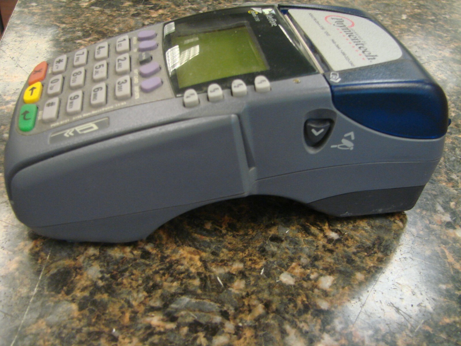 VeriFone Omni 3750 Credit Card Terminal w/ Chip Reader | eBay