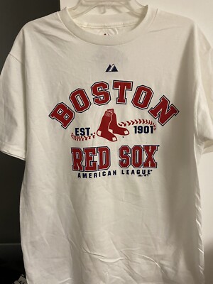 Boston Red Sox Baseball EST 1901 American League Men's White Shirt ...