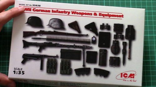 ICM 35638 - 1/35 German Infantry Weapons and Equipment, WWII, plastic ...