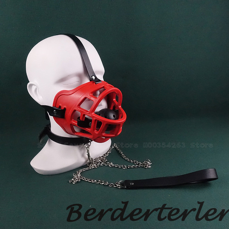 Silicone Mouth Plug Slave Mask Gag Training Ashtray+Asphyxia Gag Open ...