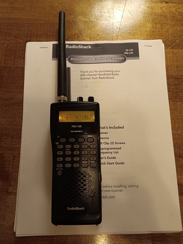 Vintage Radio Shack PRO-135 200-Channel Handheld Scanner w/Antenna ...