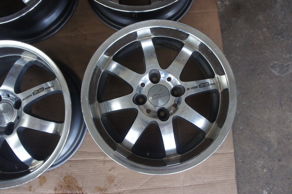 JDM 15" Mugen NR rims wheels for Honda civic integra eg6 sb3 dc2 ek4 ...