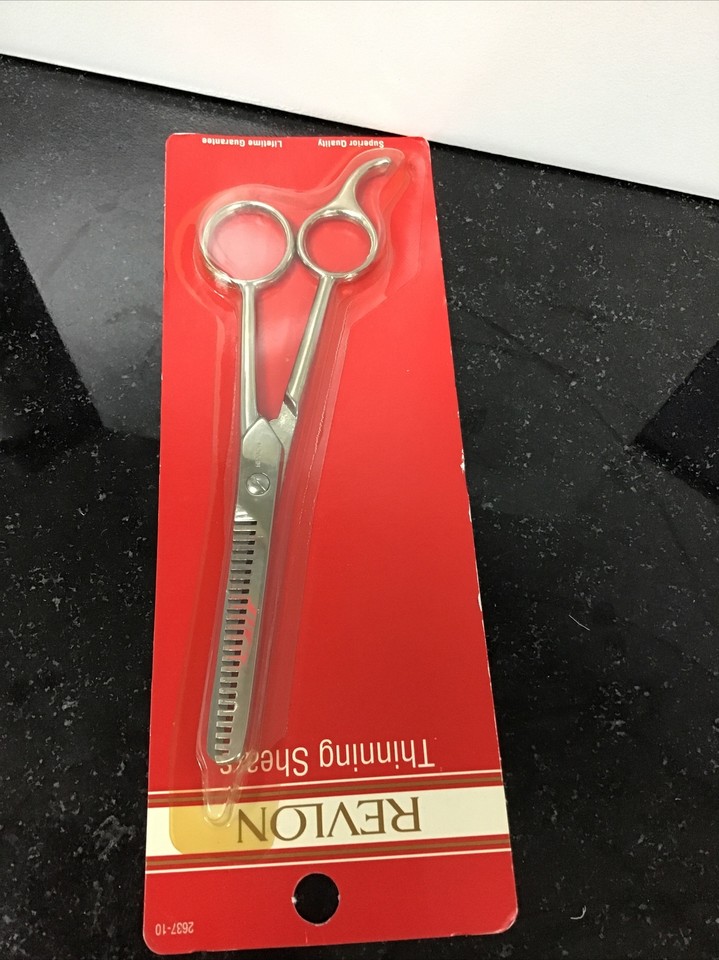 Revlon Vintage Hair Cutting Barbershop Scissors Thinning Shears | eBay