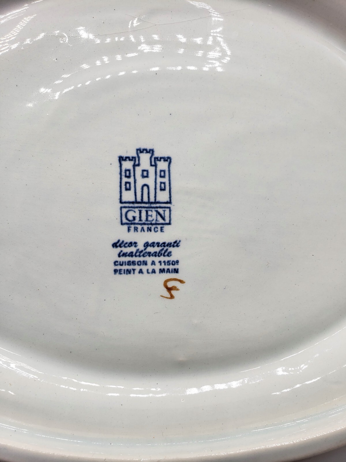 Gien France Renaissance Style Faience Large Hand-Painted Tureen With ...