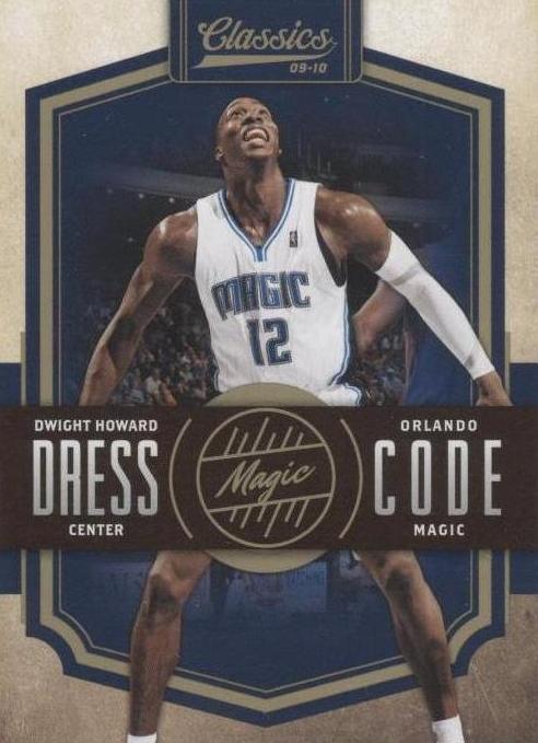 2009-10 Panini Classics - Dress Code Dwight Howard #12 Gold /100 for ...