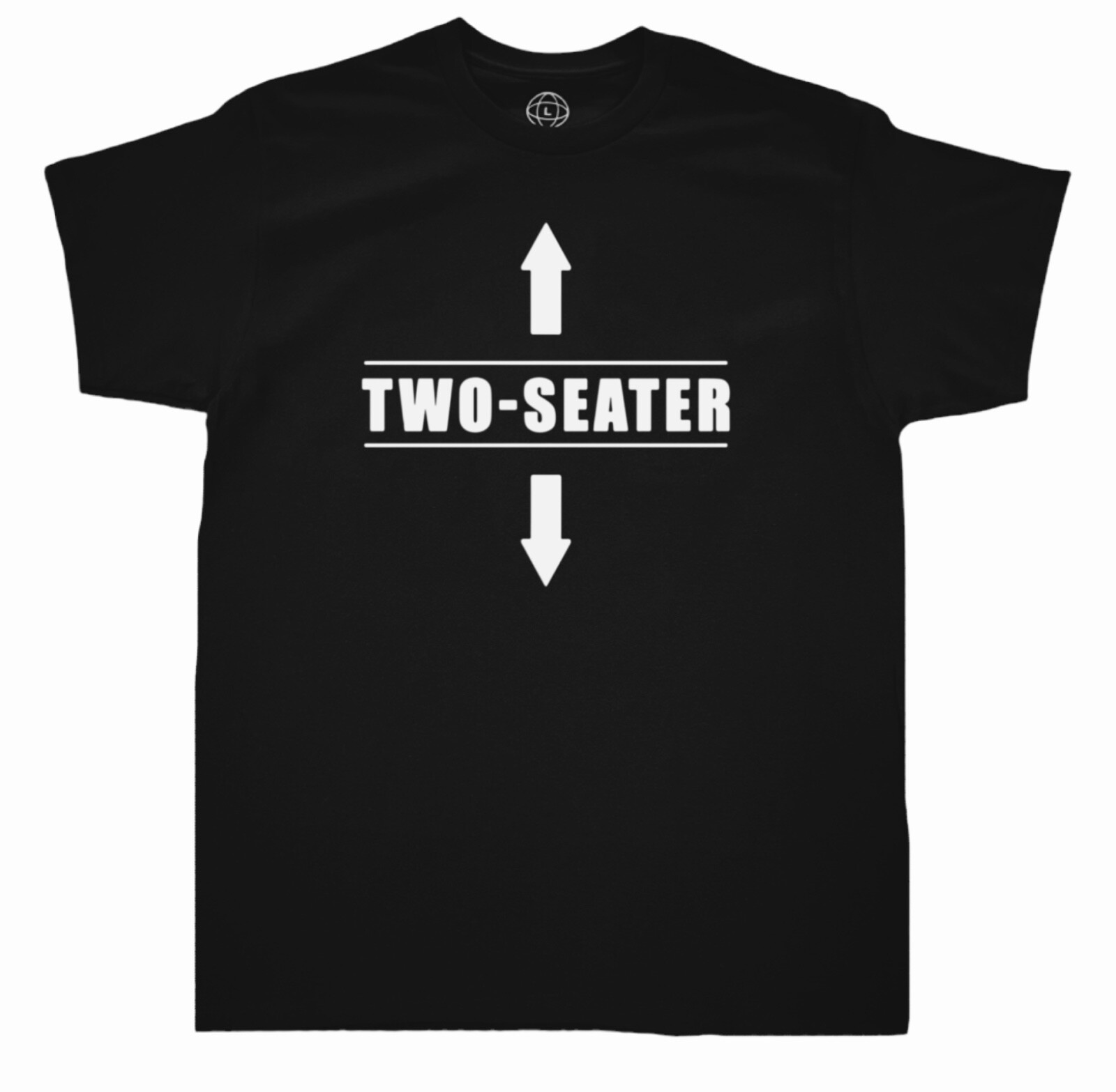 Two Seater Funny Men’s T-Shirt - Offensive - Rude Humor - Gift - Cotton ...