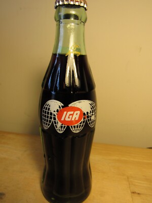 IGA GROCERS Coca Cola Bottle - 65th Anniversary | eBay