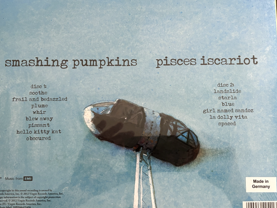 Smashing Pumpkins Pisces Iscariot 2LP Vinyl Record NEW Sealed ...