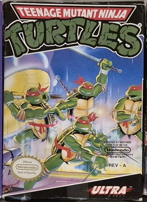 TMNT Teenage Mutant Ninja Turtles Game NINTENDO NES - BOX ONLY | eBay