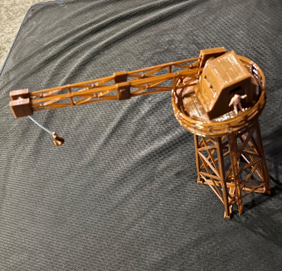 1 New HO scale large crane Unassembled Set Realistic Model | eBay