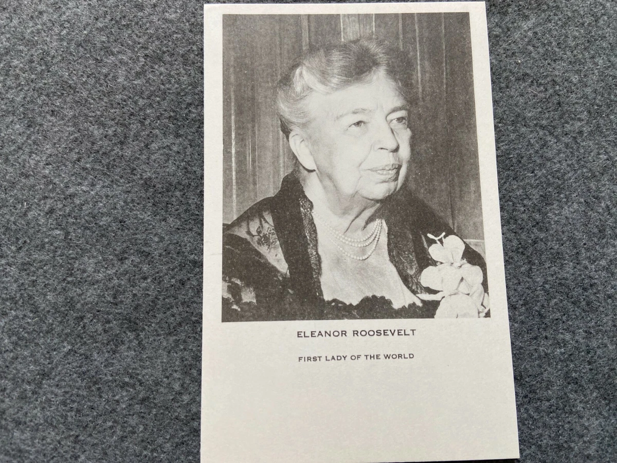 Eleanor Roosevelt First Lady Of The World