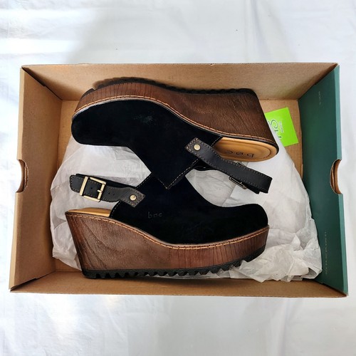 BOC Women's Black Suede May Clogs, Size 7 | eBay