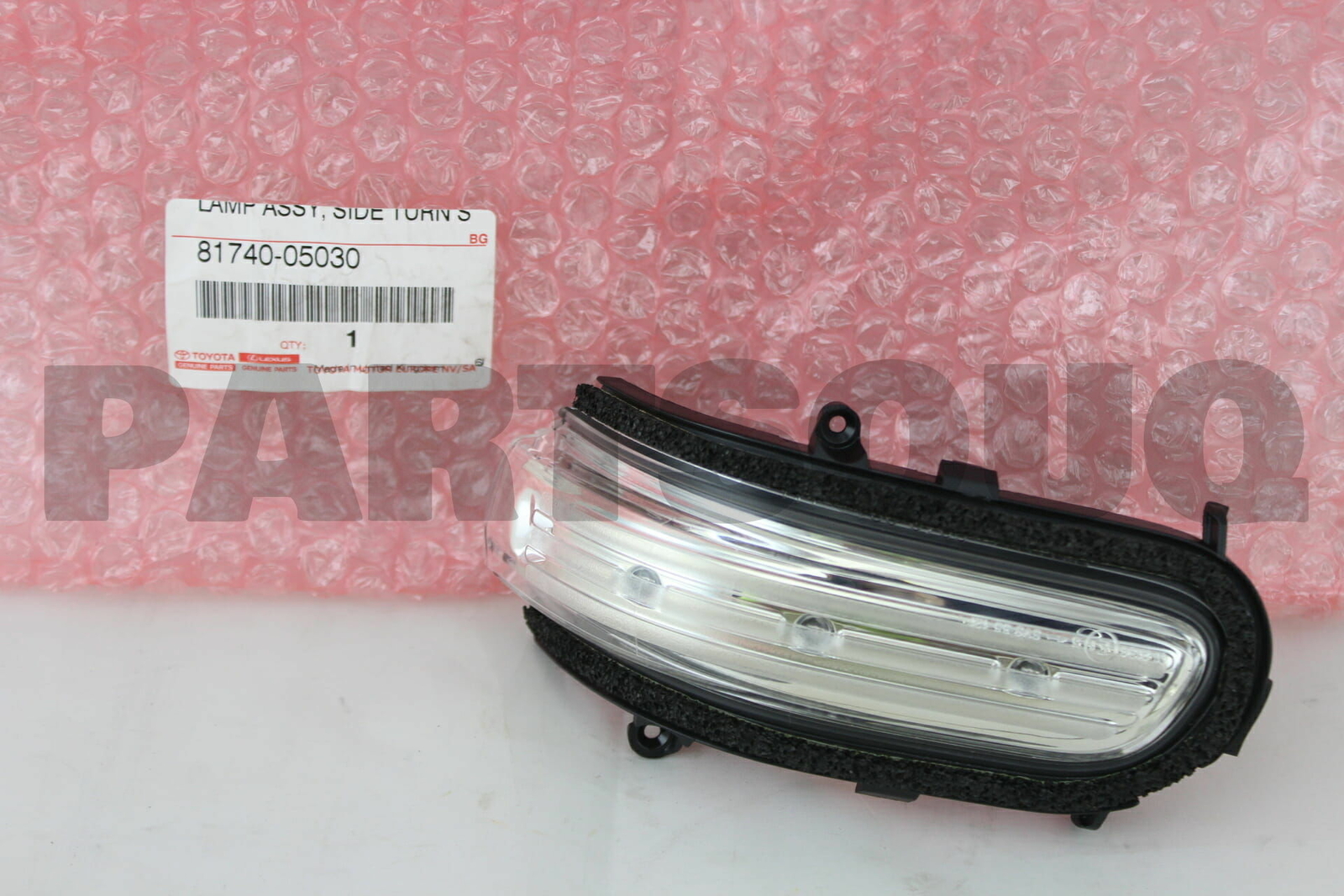 8174005030 Genuine Toyota LAMP ASSY, SIDE TURN SIGNAL, LH 81740-05030 ...