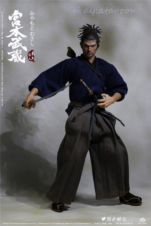ZGJKTOYS L-001 1/6 Samurai Miyamoto Musashi / vagabond Action Figure ...