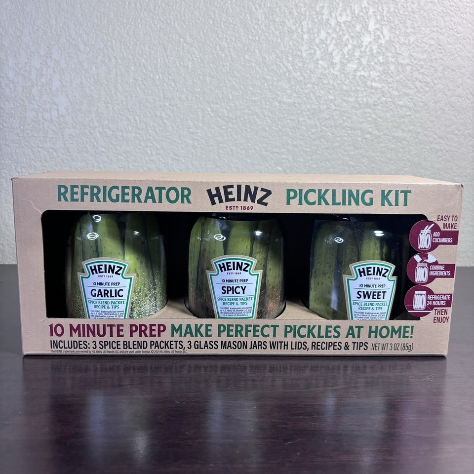 Heinz 10 Minute Prep Refrigerator Pickling Kit - Make Perfect Pickles ...