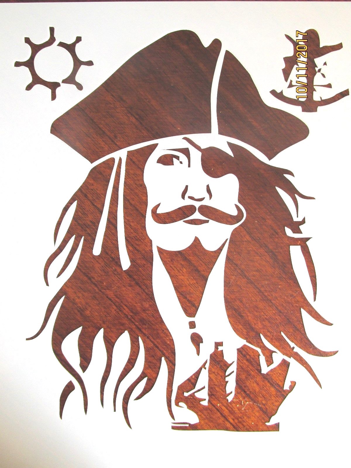 Jack Sparrow Stencil