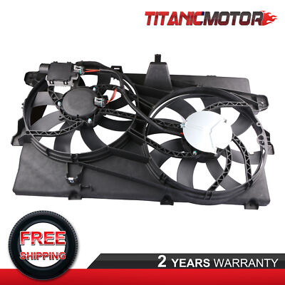 Dual Radiator Condenser Cooling Fan Assembly For Ford Edge Lincoln MKX ...